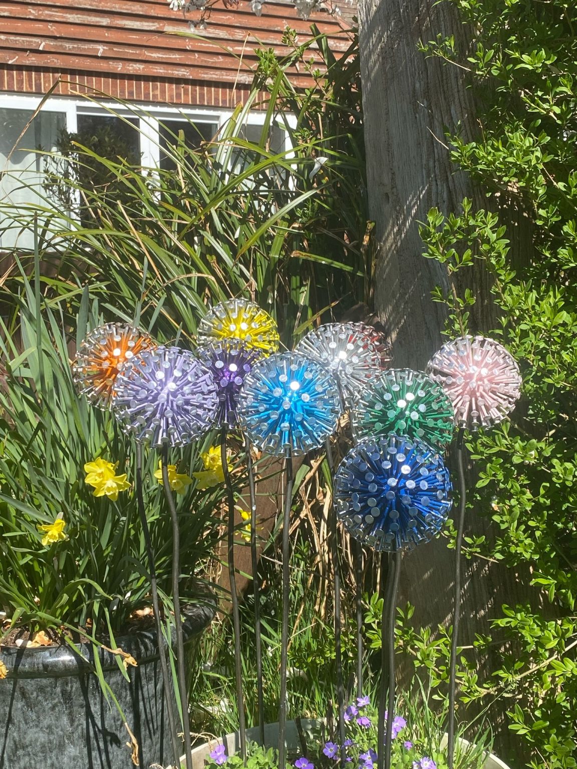 Allium / Dandelion Ornaments For Home & Garden - Handmade4U
