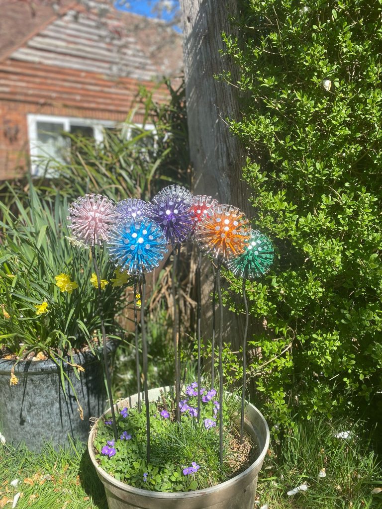 Allium / Dandelion Ornaments For Home & Garden - Handmade4U
